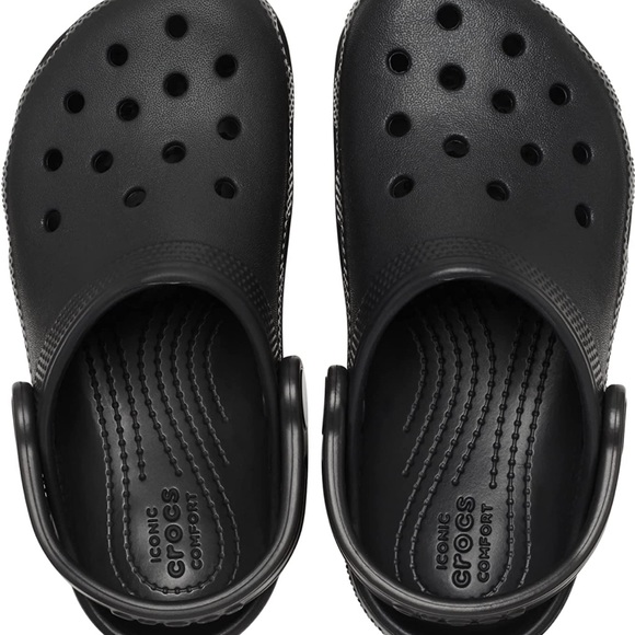 CROCS | Shoes | Black Crocs Unisexchild Kids Classic Clog Girls And Boy ...